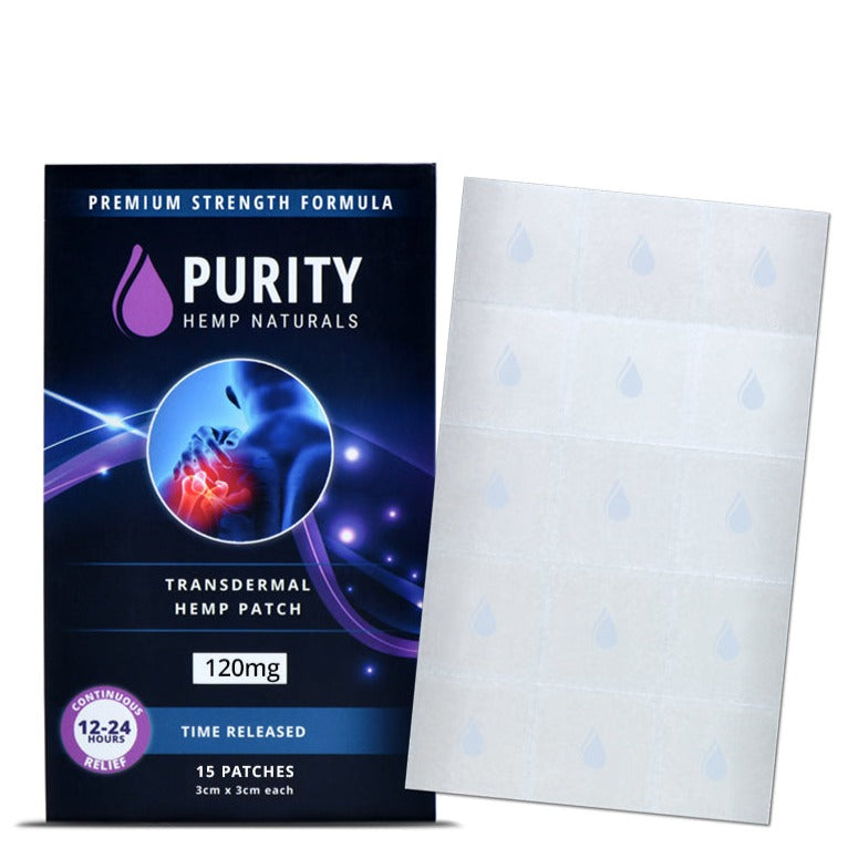 24hr CBD Pain Relief Patches (8 mg patches) – Purity Hemp Naturals